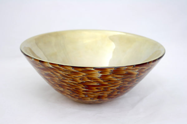 Cohn-Stone Studios Tortoise Shell Bowl – LMB Art Glass