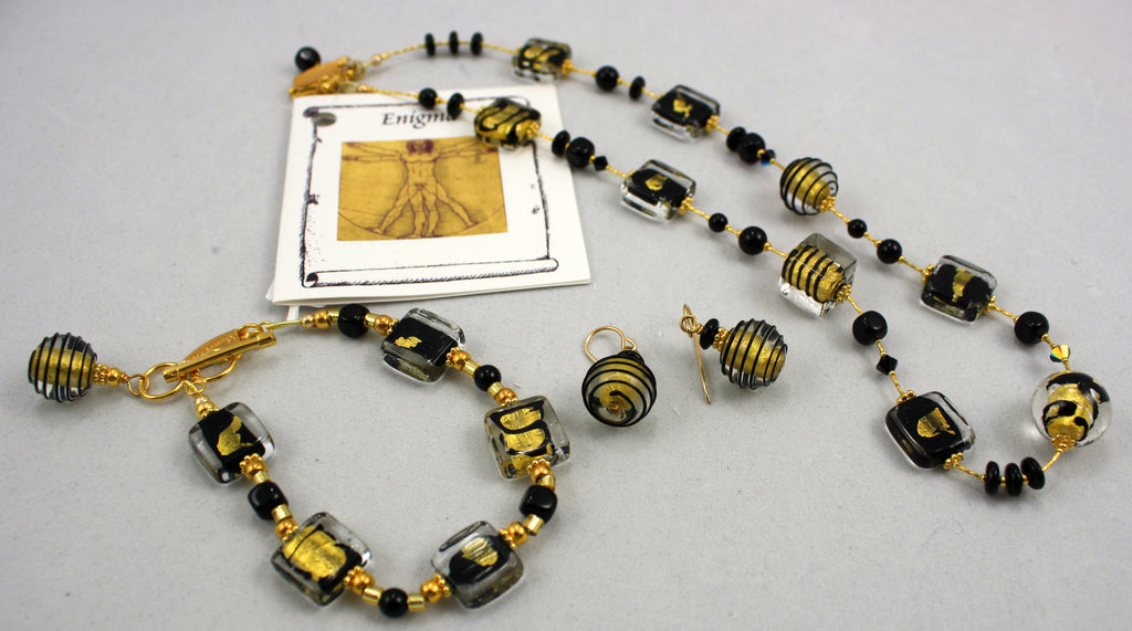 Marco Polo Designs Enigma Necklace – LMB Art Glass